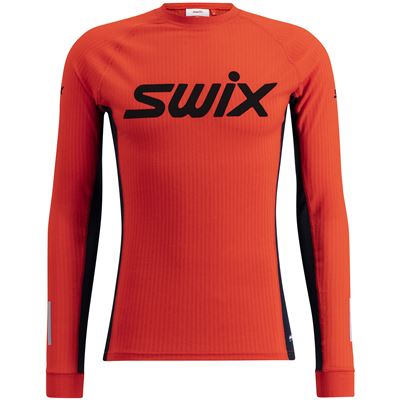 Swix Roadline RaceX pánské funkční triko dlouhý rukáv fiery red/dark navy XL | Sunshop.cz - Vše ...